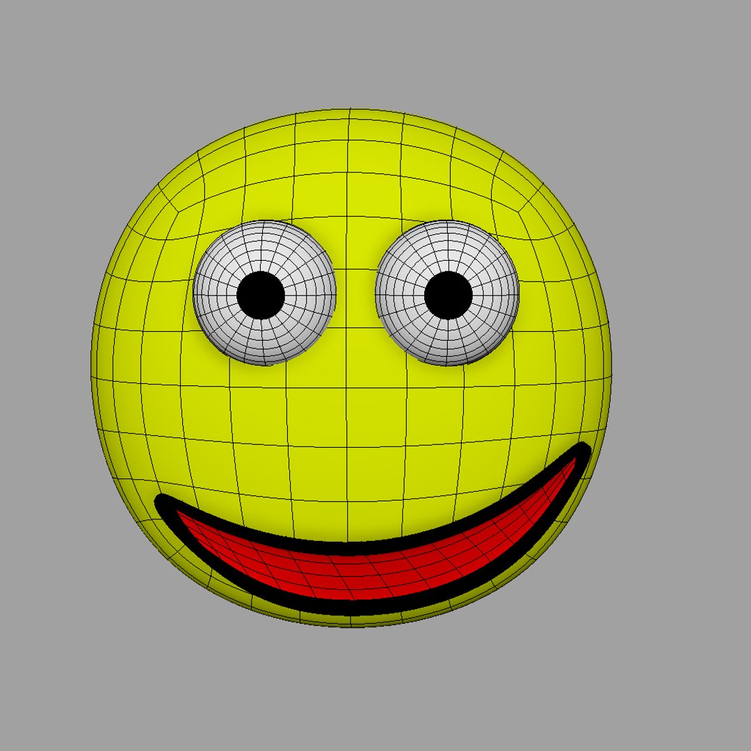 Smiley Face 3D - TurboSquid 1258633
