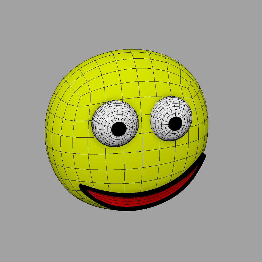 Smiley Face 3D - TurboSquid 1258633
