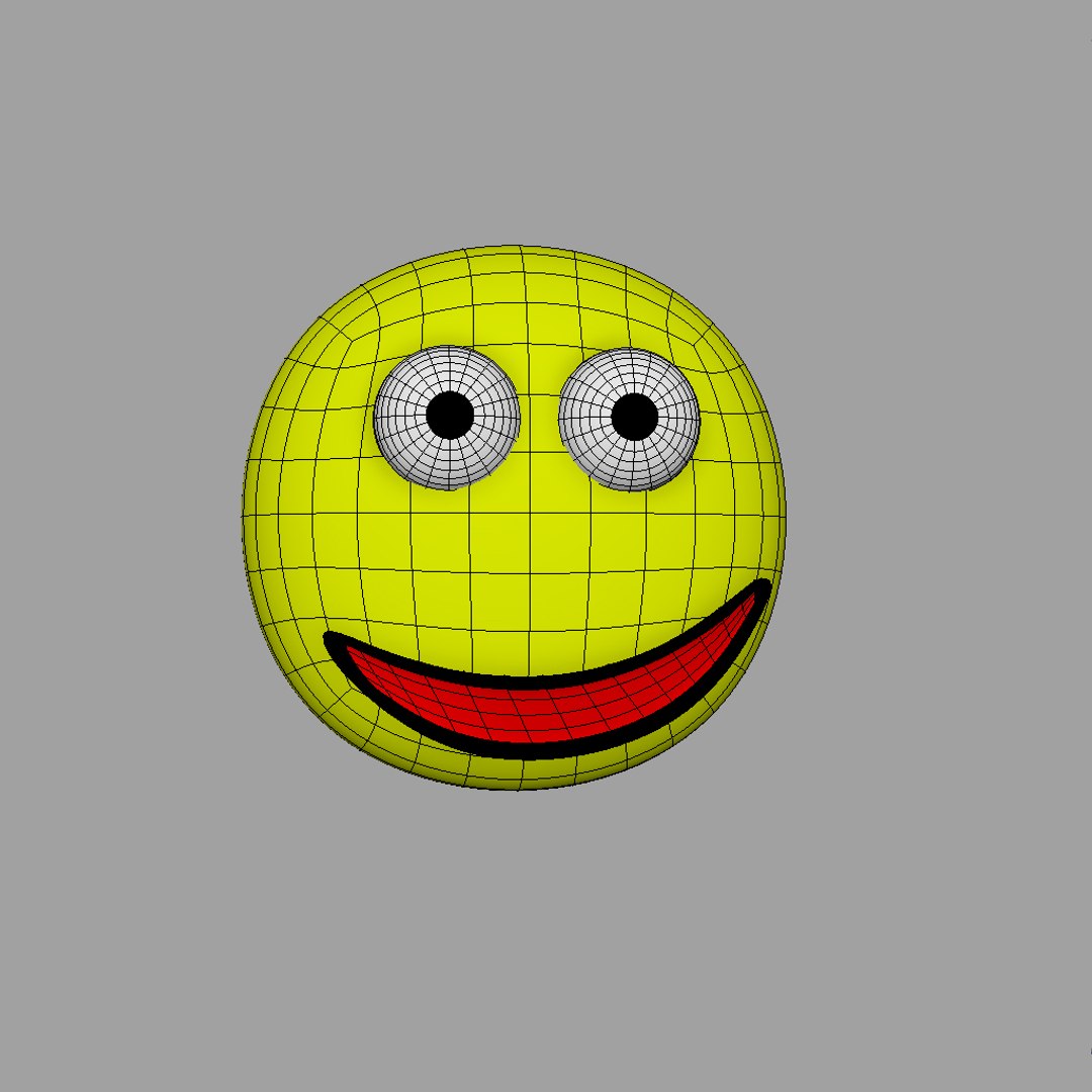 Smiley Face 3D - TurboSquid 1258633