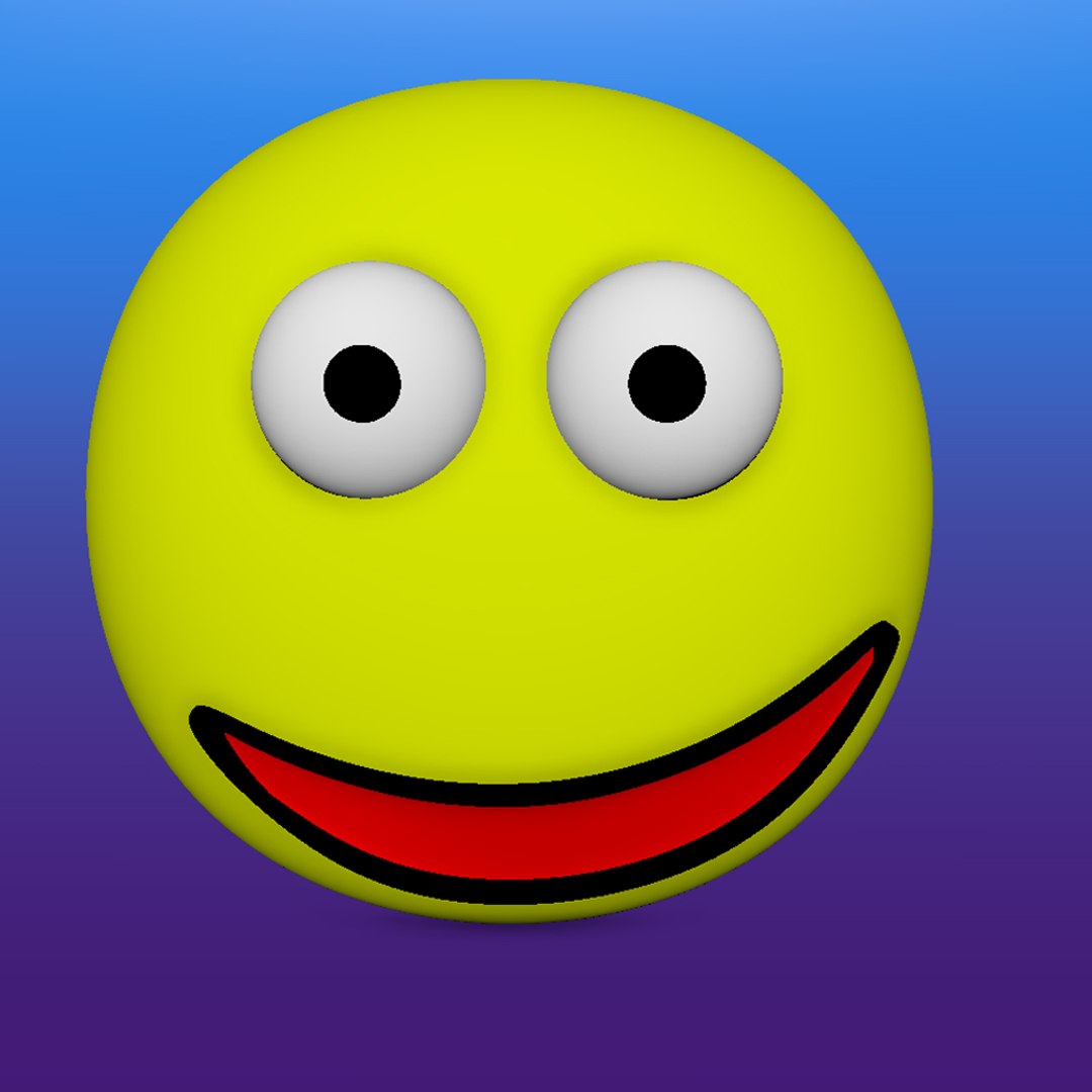 Smiley Face 3D - TurboSquid 1258633