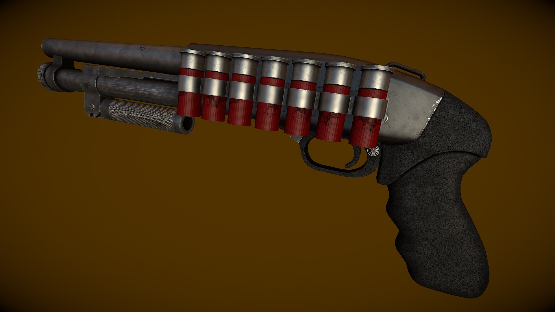 Serbu Super-shorty 3d Model