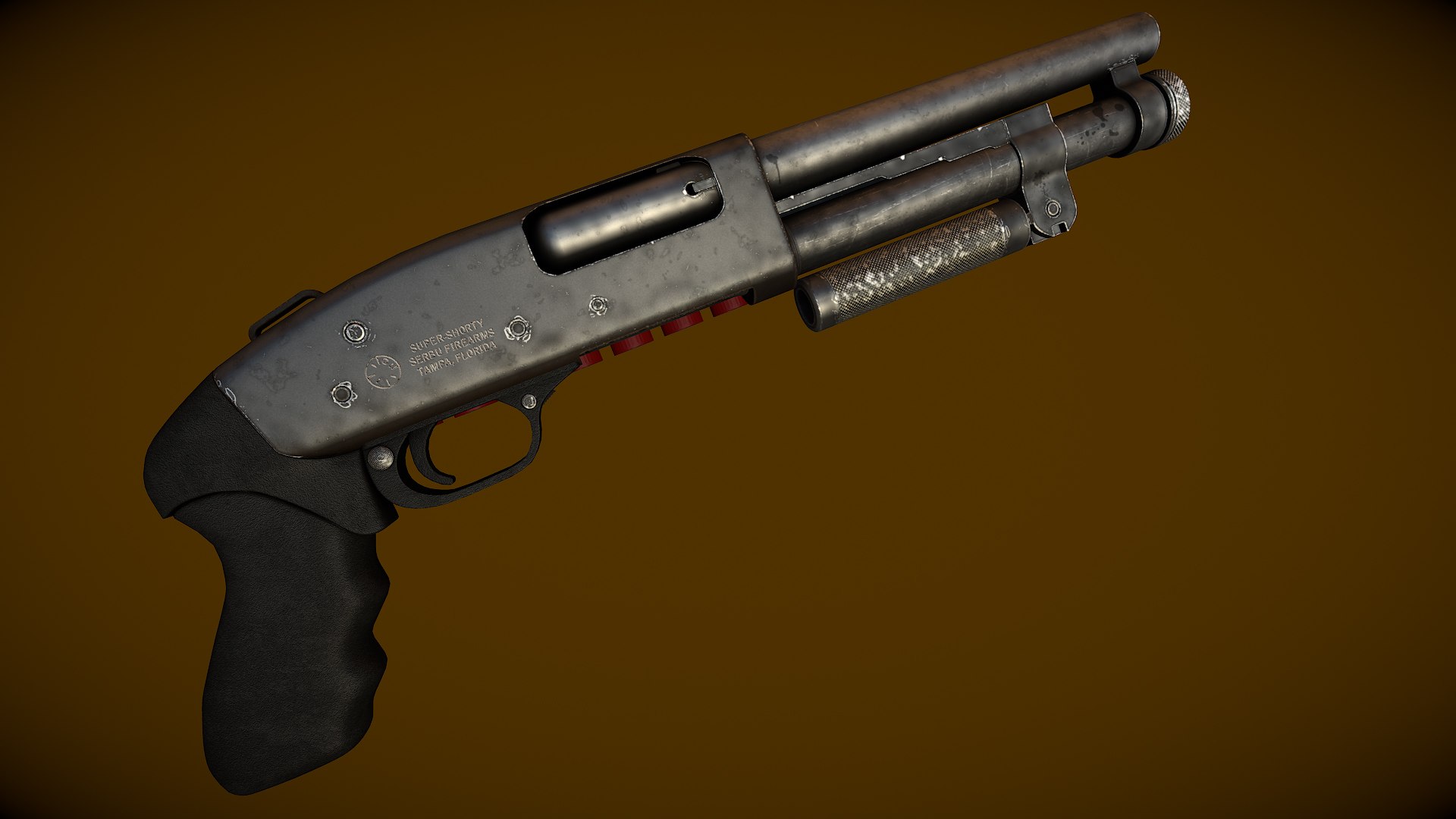 Serbu Super-shorty 3d Model
