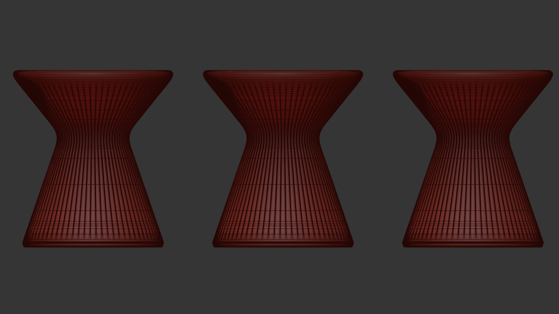 3D Fade Plust Stool Model - TurboSquid 2200095