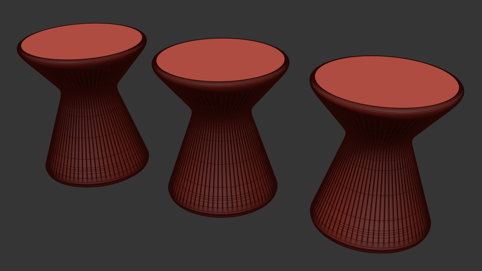 3D Fade Plust Stool Model - TurboSquid 2200095
