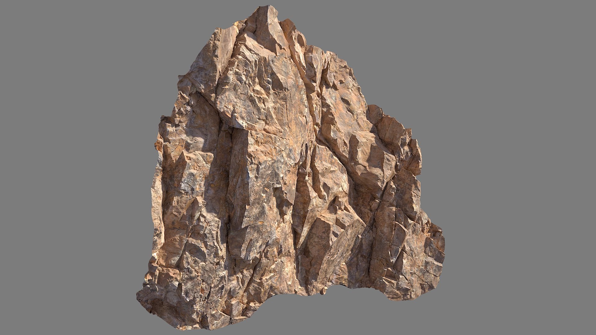 3D Cliff Wall 7 Scanned - TurboSquid 2069736