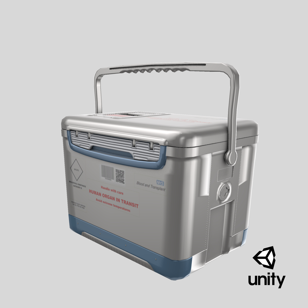 Human organ transplant cooler 3D model - TurboSquid 1580980