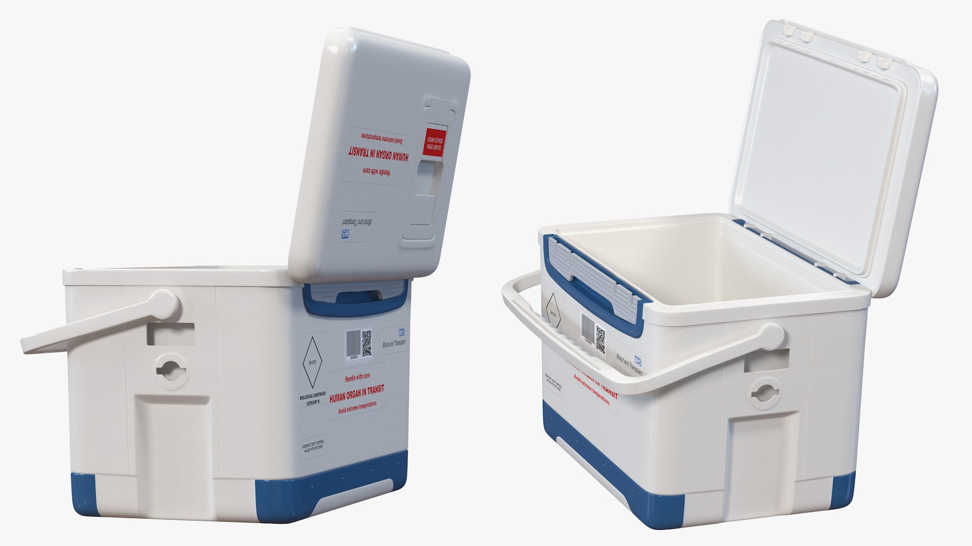 Human organ transplant cooler 3D model - TurboSquid 1580980