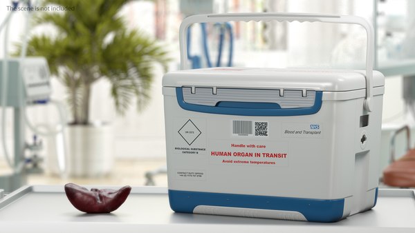 Human organ transplant cooler 3D model - TurboSquid 1580980