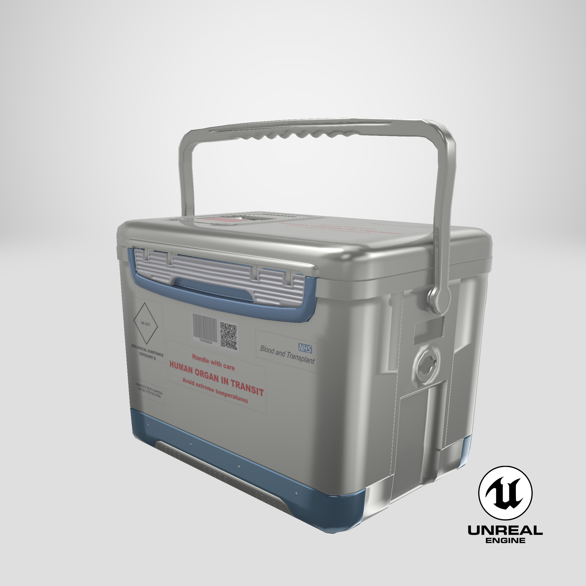 Human organ transplant cooler 3D model - TurboSquid 1580980