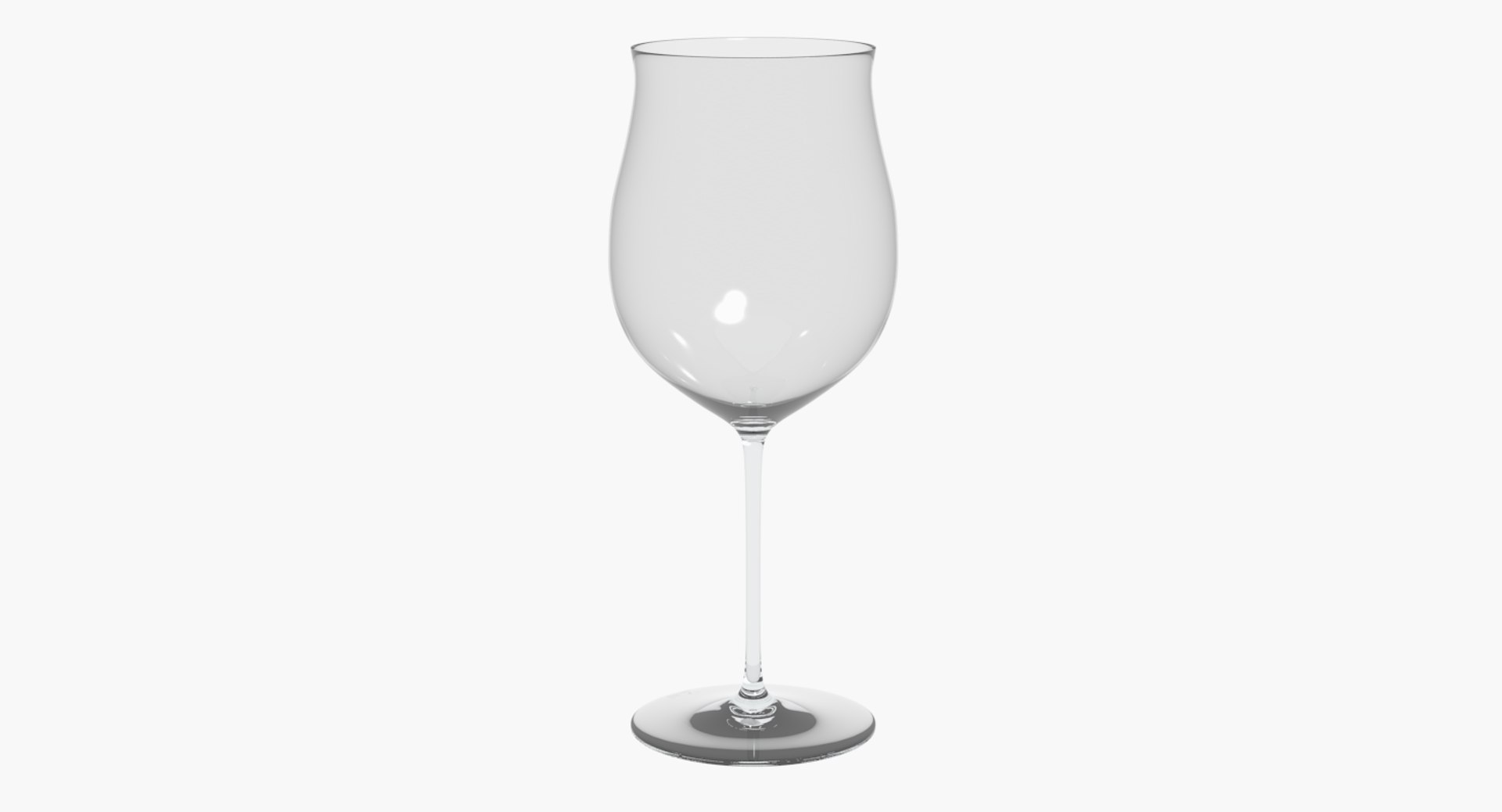 Glass Riedel Superleggero Burgundy 3D Model - TurboSquid 1301924