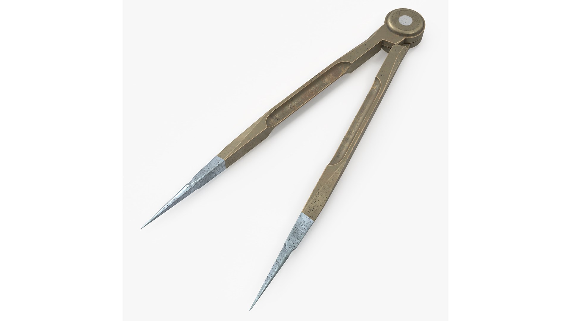 3D Antique Marking Compass - TurboSquid 2284549