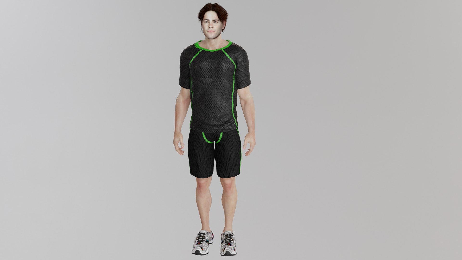 Man in sportswear 3D model - TurboSquid 2066672