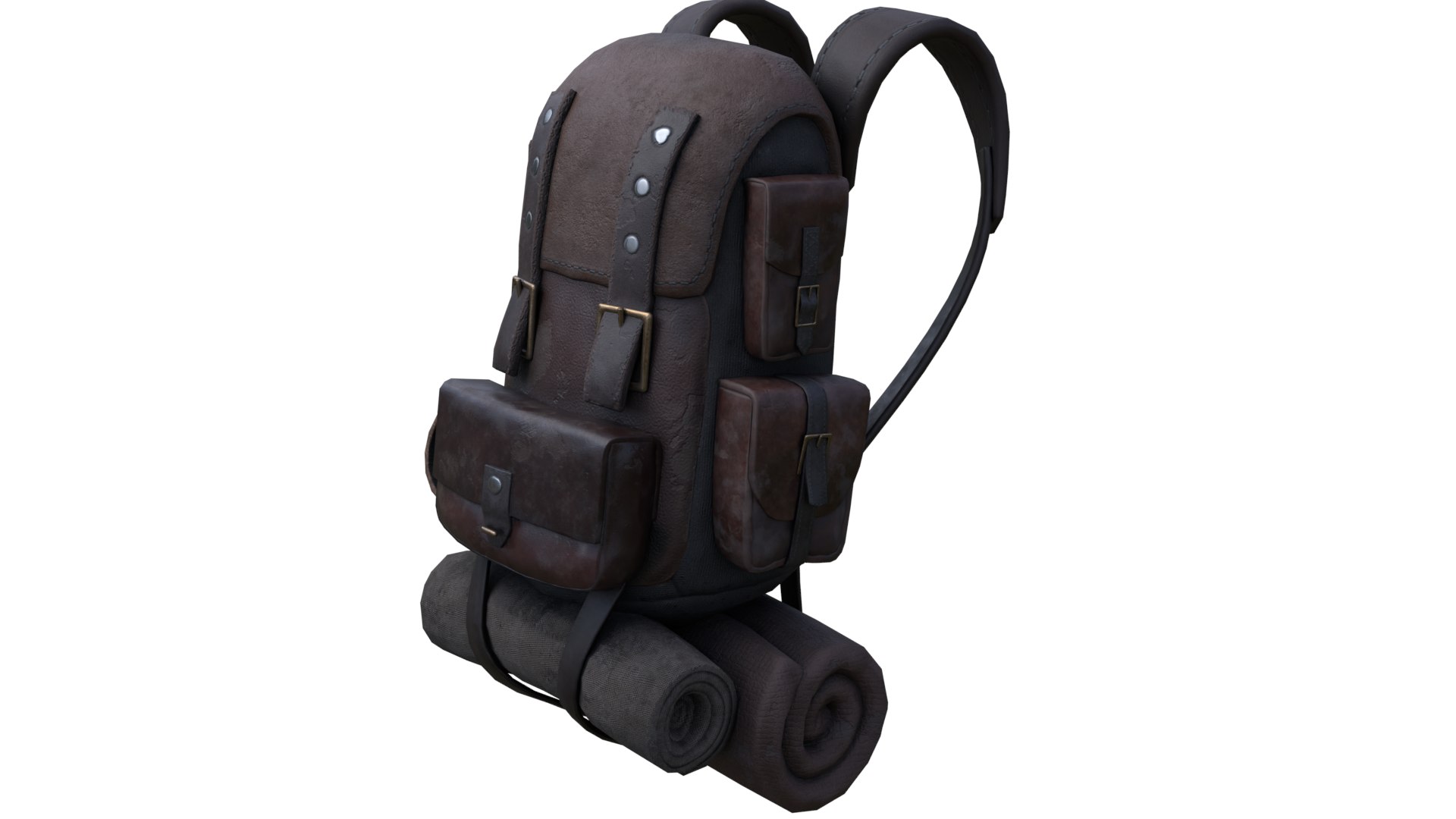 3D Medieval Backpack Model - TurboSquid 1921814