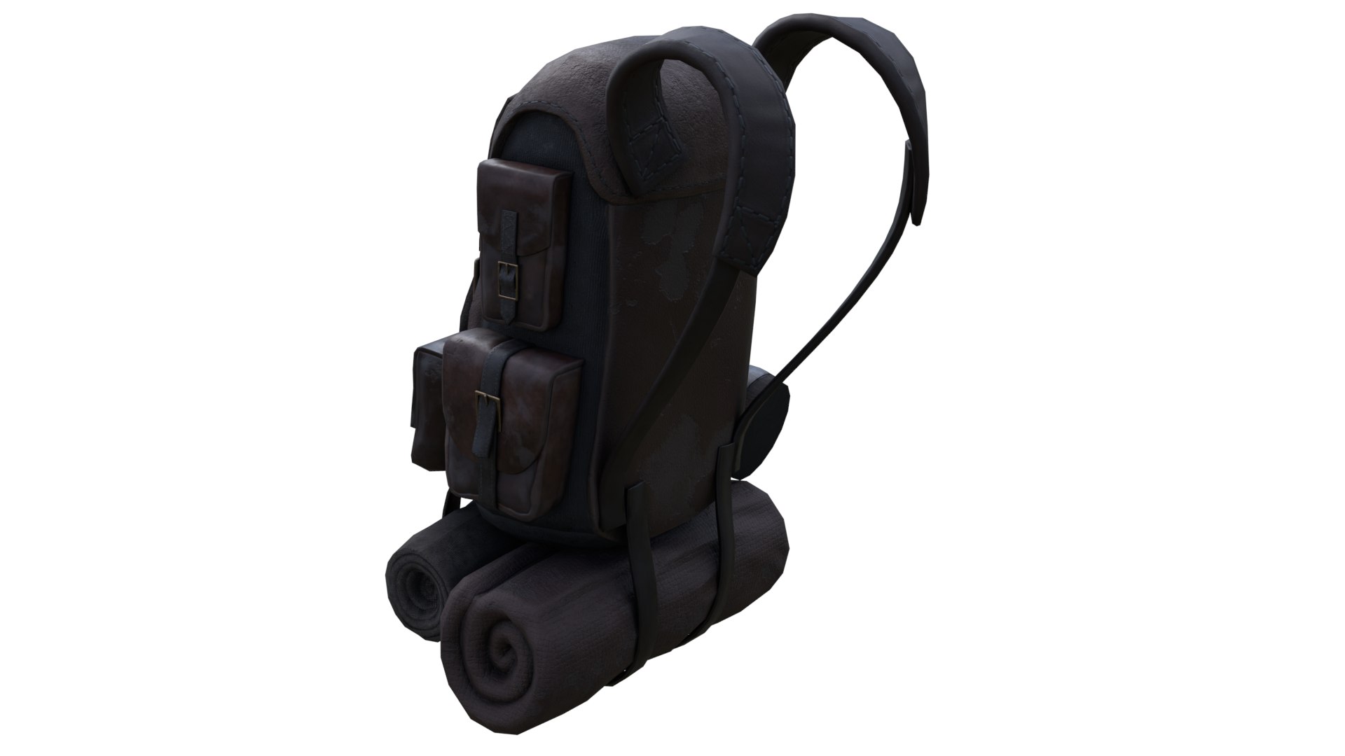 3D Medieval Backpack Model - TurboSquid 1921814