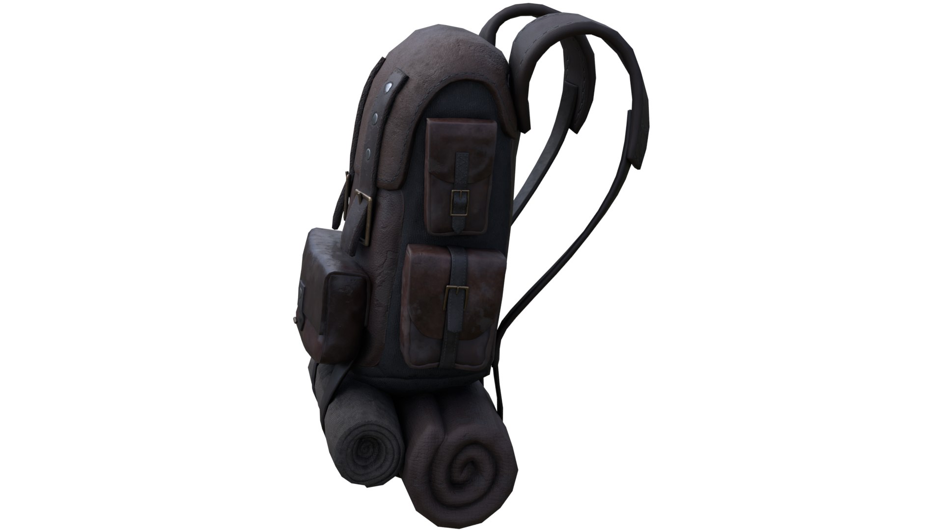 3D Medieval Backpack Model - TurboSquid 1921814