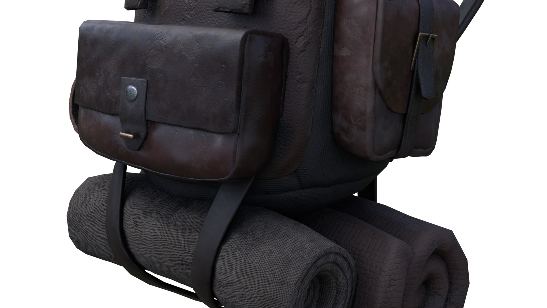3D Medieval Backpack Model - TurboSquid 1921814