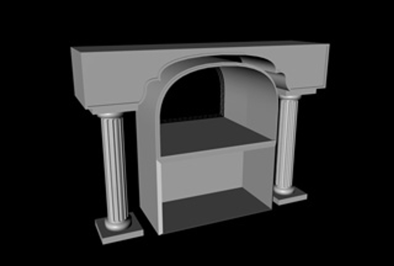 Cinema4d Wall Unit