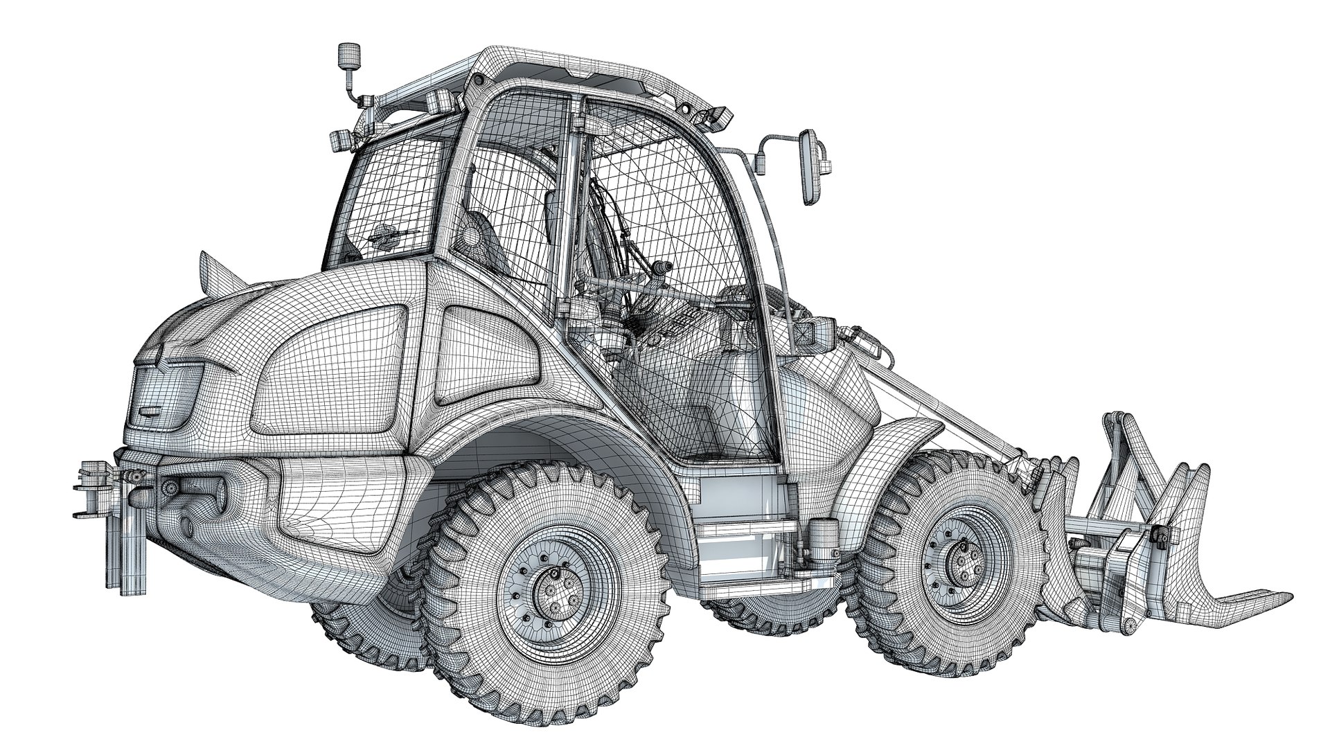 Wheel Loader 3D Model - TurboSquid 1676917