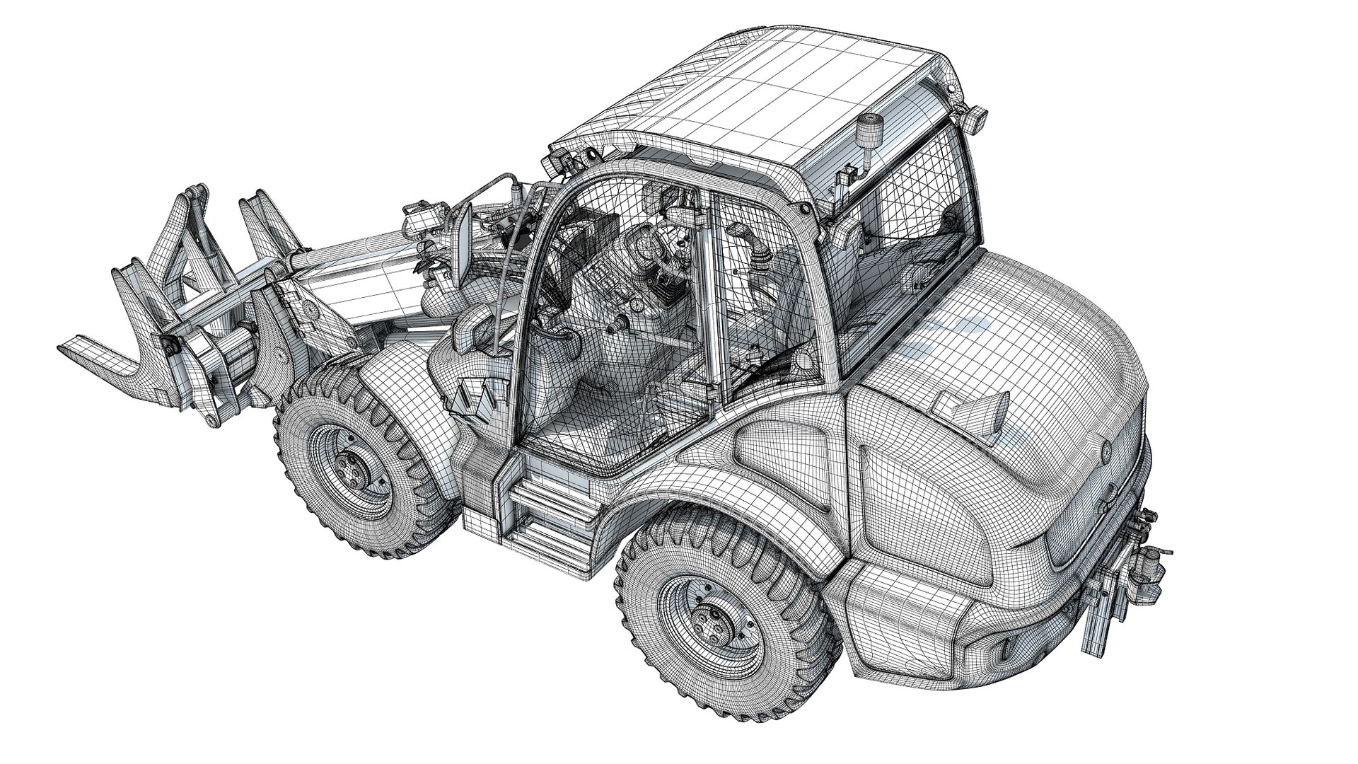 Wheel Loader 3D Model - TurboSquid 1676917