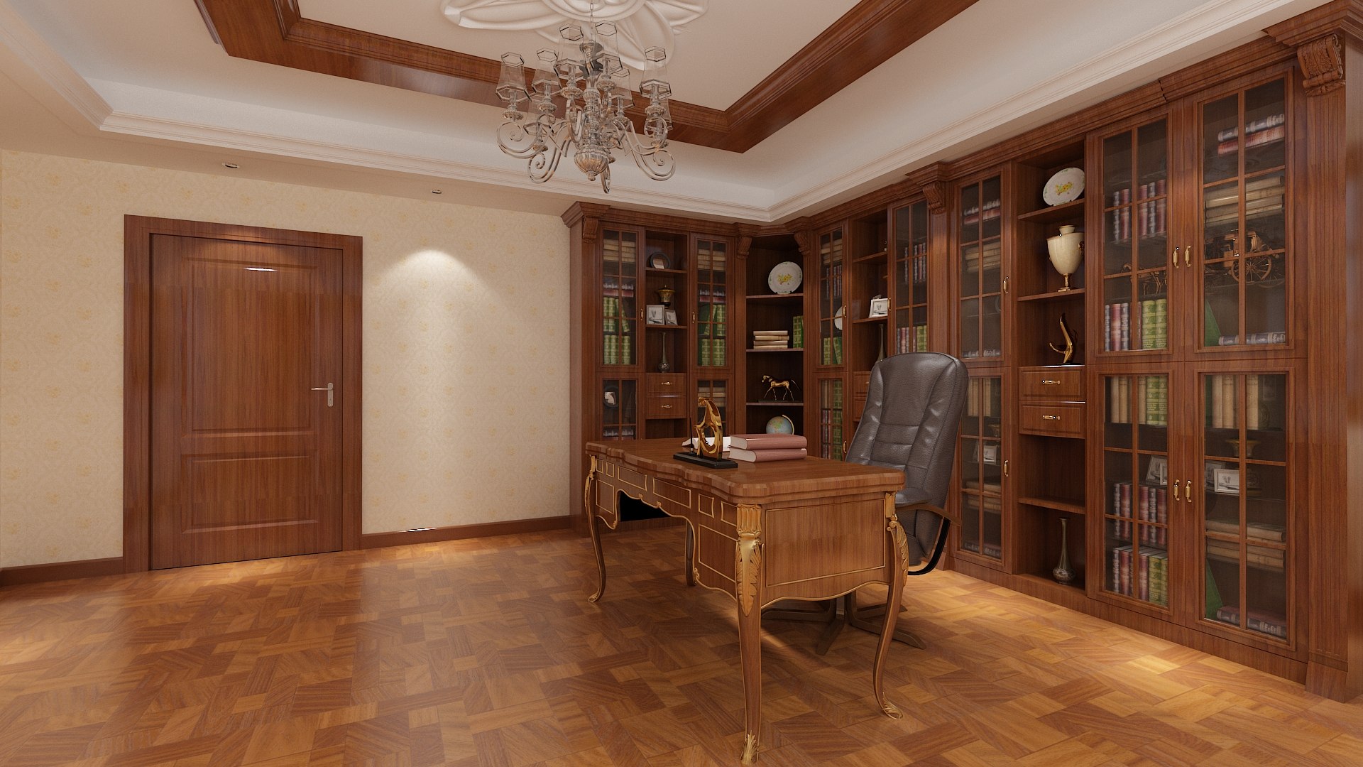 Study Room 01 3D Model - TurboSquid 1858044