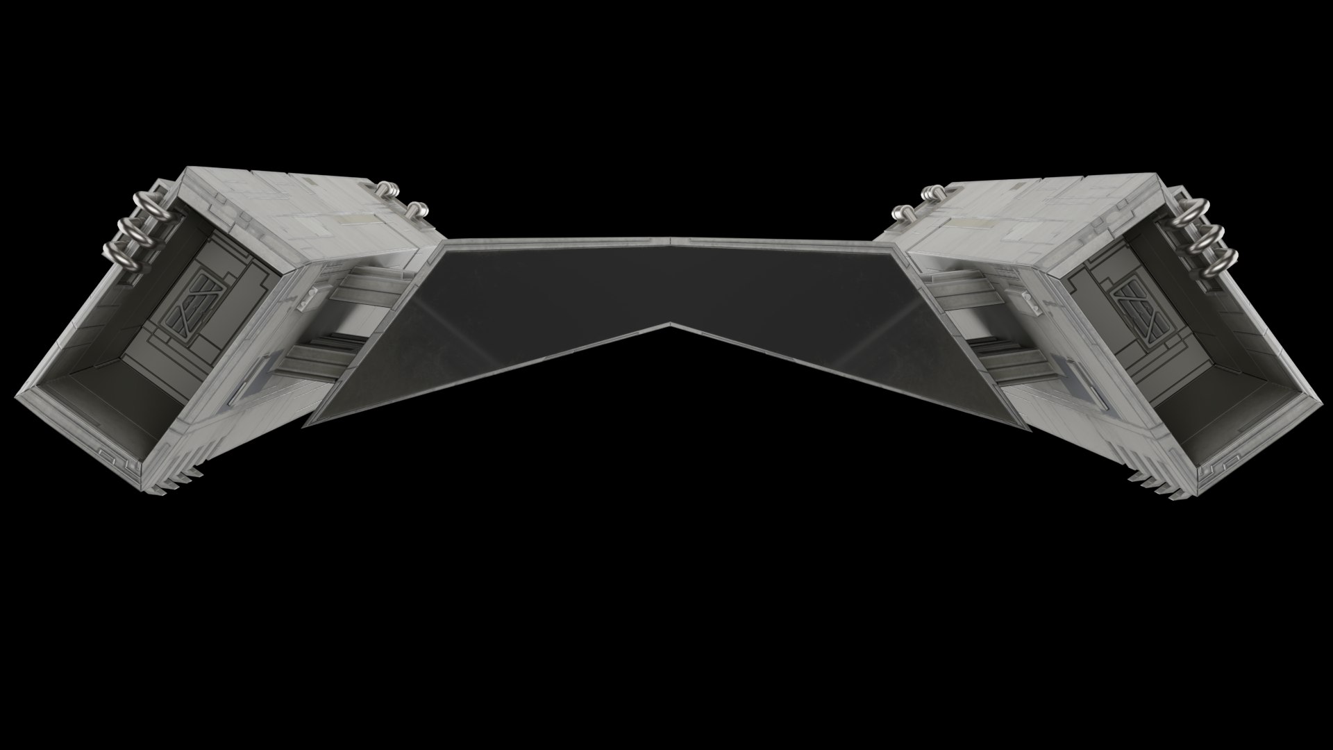 3D Sci-Fi Space Ship Rigged - TurboSquid 2006433