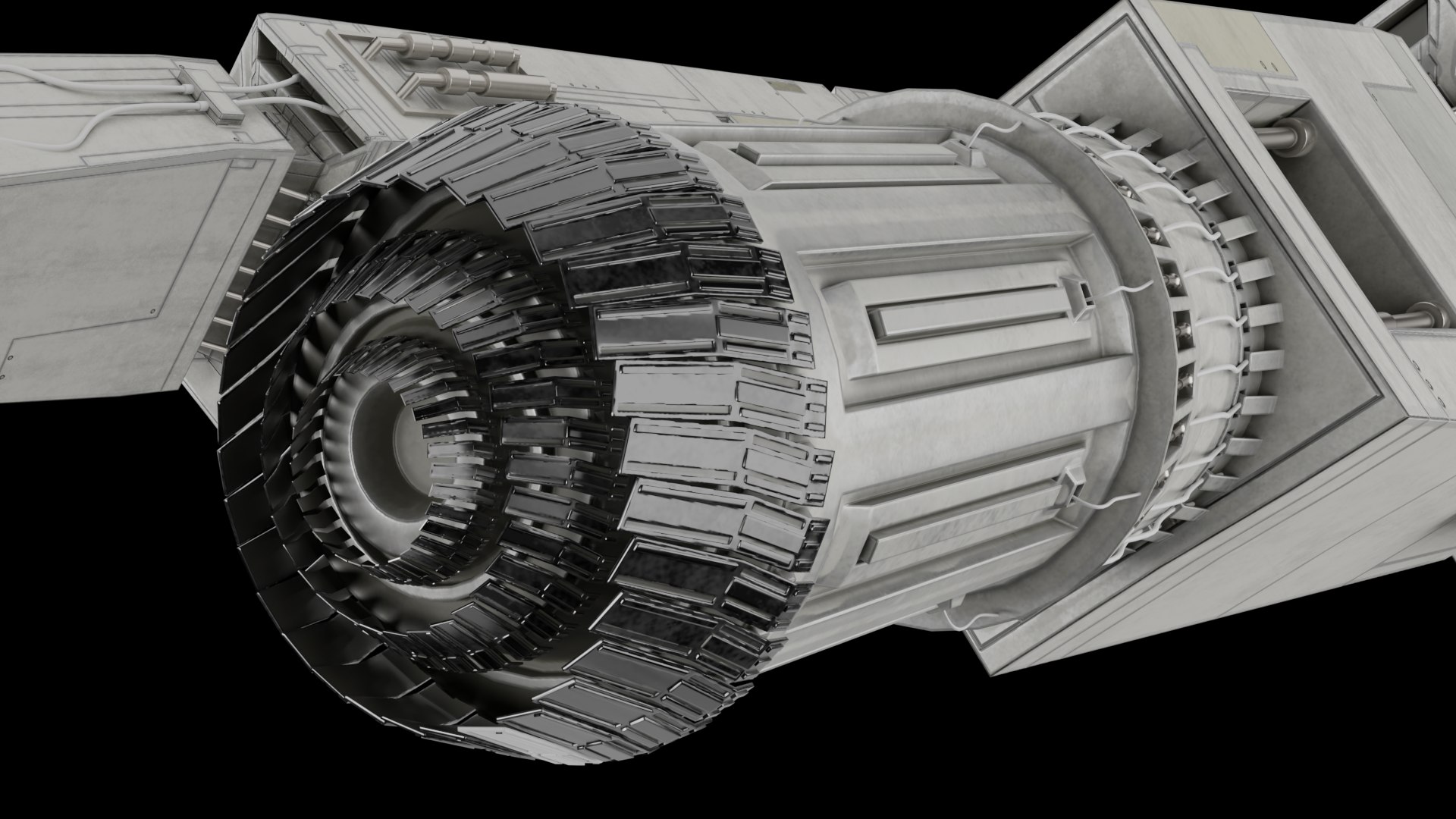 3D Sci-Fi Space Ship Rigged - TurboSquid 2006433