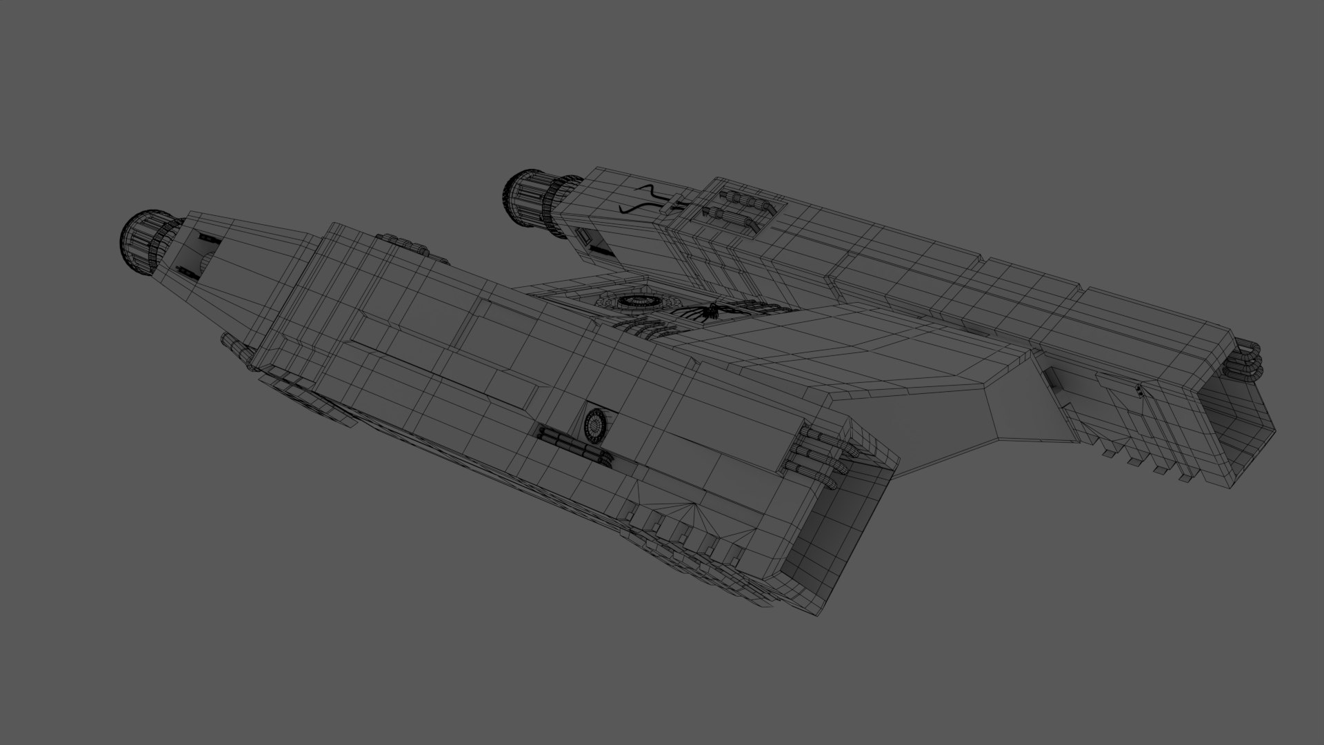 3D Sci-Fi Space Ship Rigged - TurboSquid 2006433