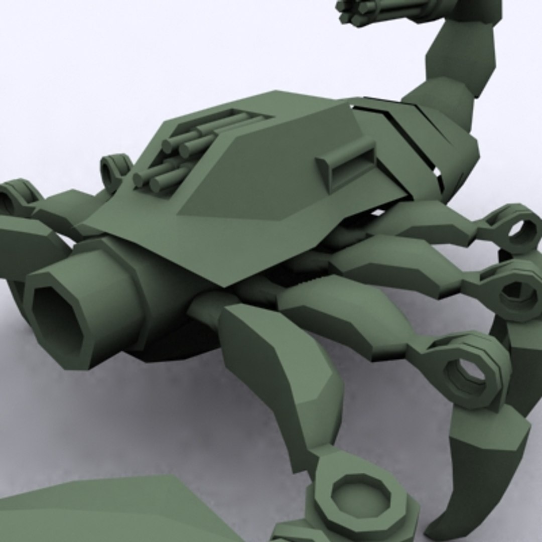 Mechanical Scorpion 3d Model