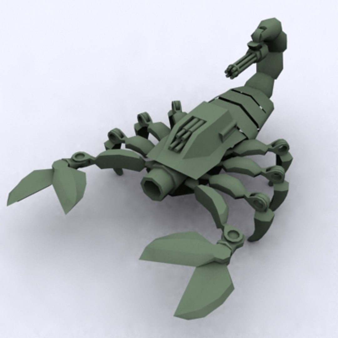 Mechanical Scorpion 3d Model