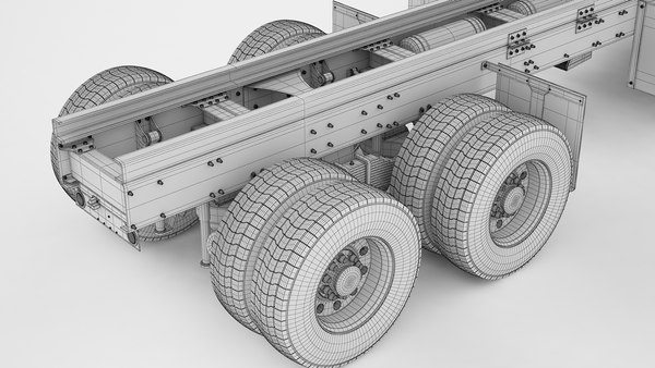 3D Mack 2021 Granite MHD Chassis 03 - TurboSquid 1808067