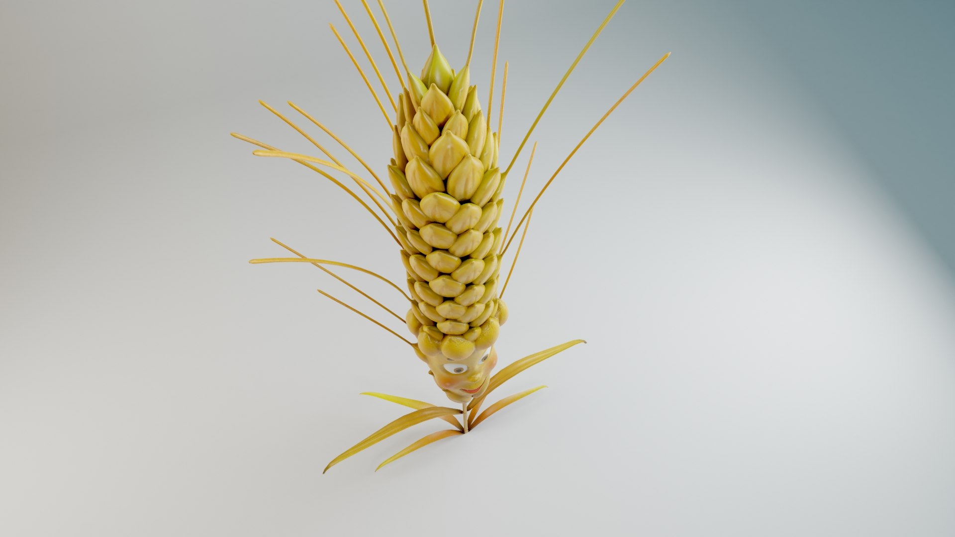 Wheat spikelet 3D model - TurboSquid 1629450