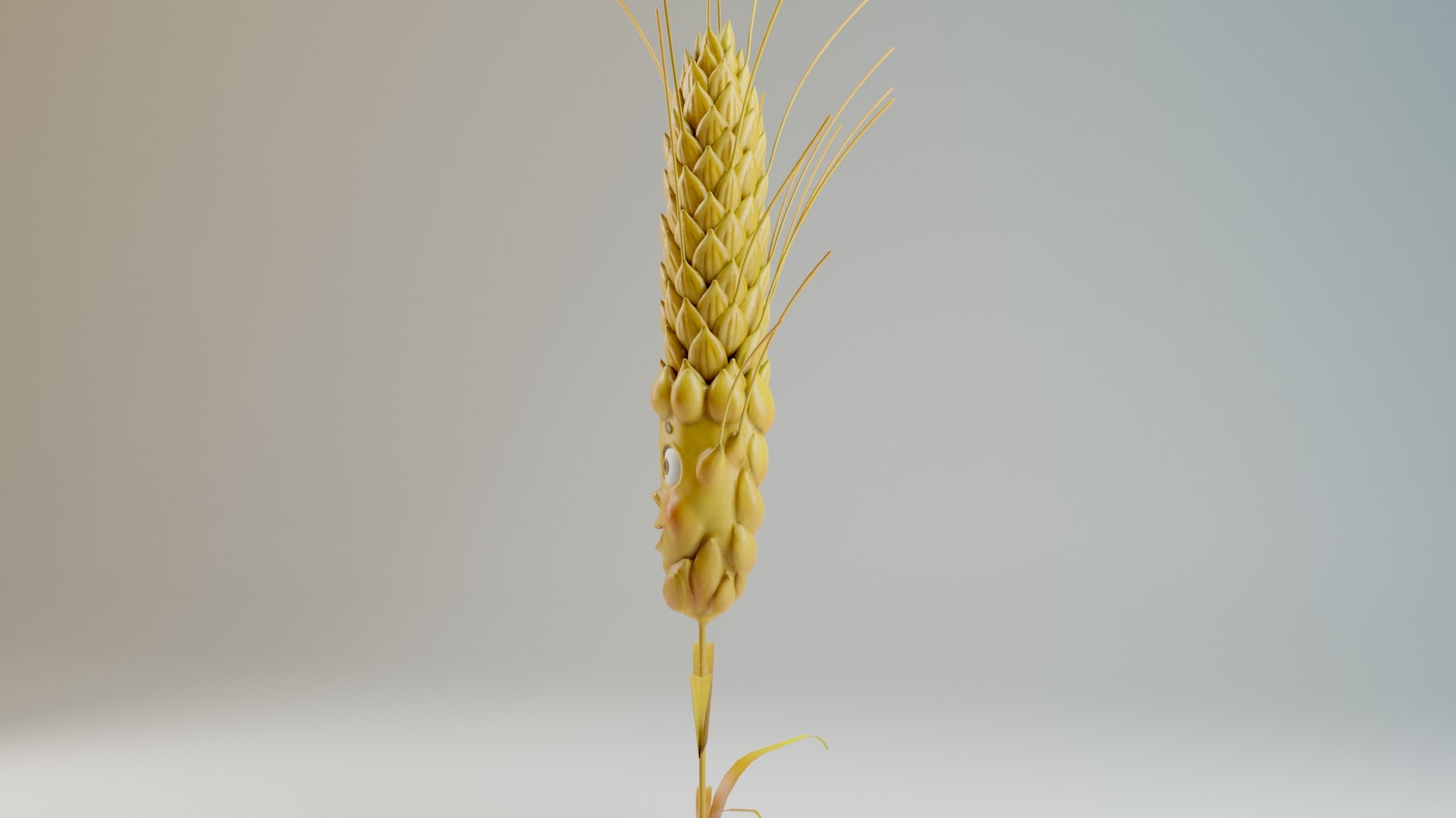 Wheat spikelet 3D model - TurboSquid 1629450