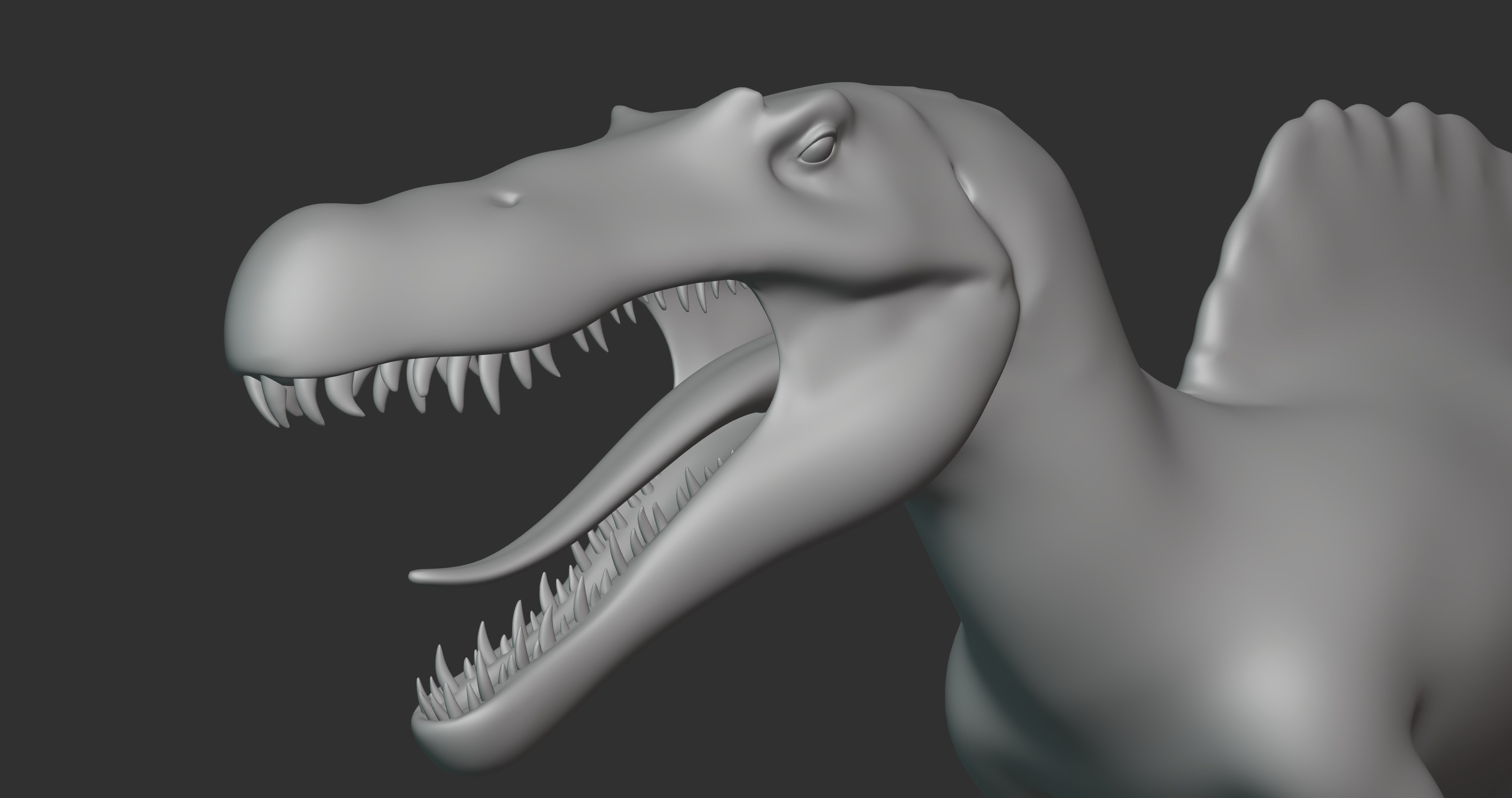 3D Siamosaurus Basemesh Low Poly - TurboSquid 1995186