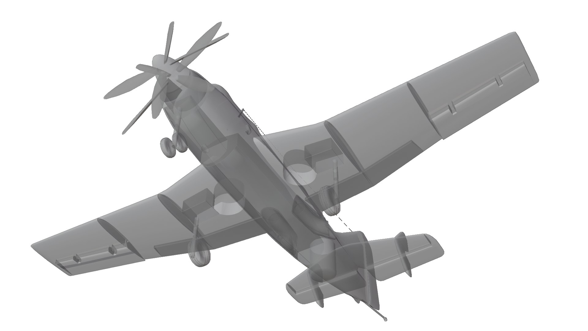 3D Model Fairey Gannet - TurboSquid 2326045