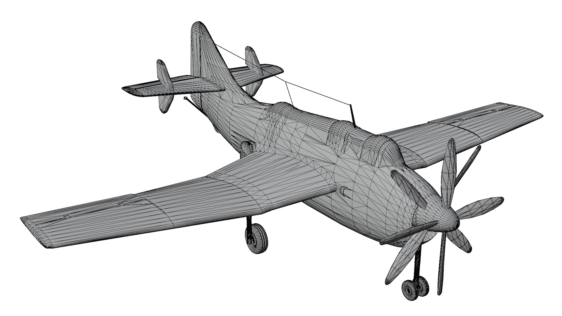 3D Model Fairey Gannet - TurboSquid 2326045