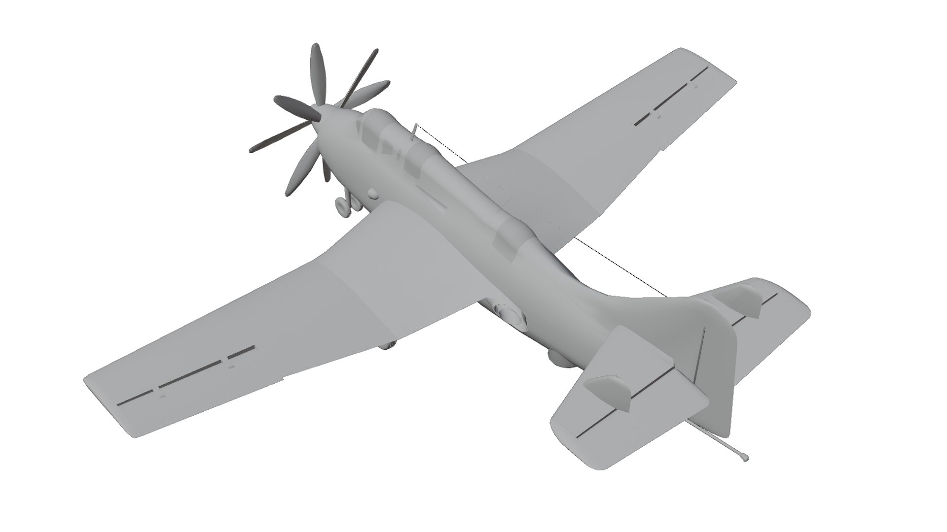 3D Model Fairey Gannet - TurboSquid 2326045