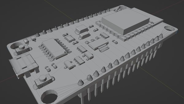 ESP8266 Arduino DIY 回路を備えた NodeMCU V33Dモデル - TurboSquid 2032718