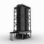 3d Industrial Silo