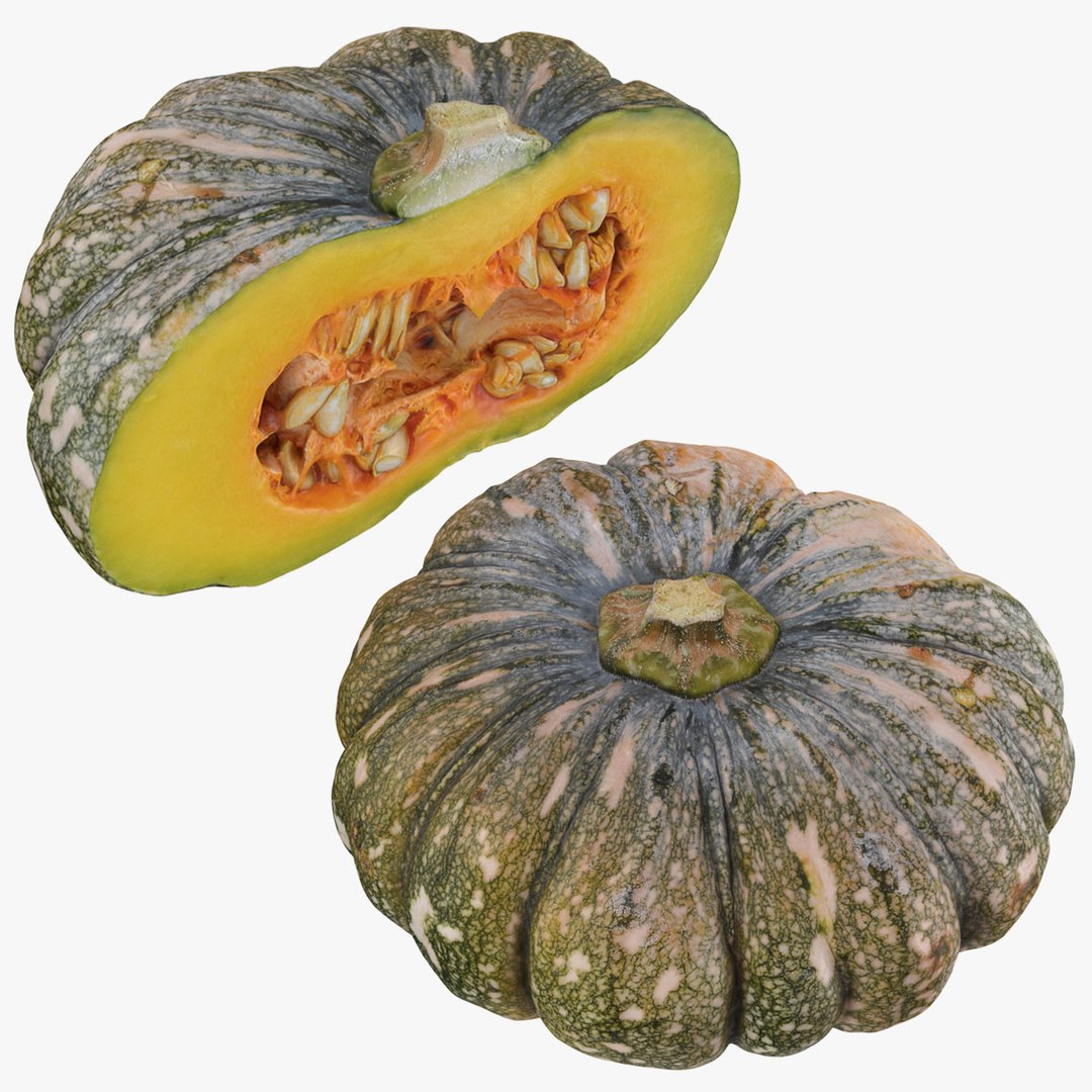 3D Model Asian Pumpkin Collection 2 - TurboSquid 2240117