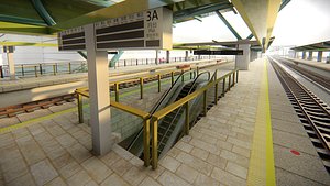 Estación De Tren 3D Modelos para Descargar | TurboSquid