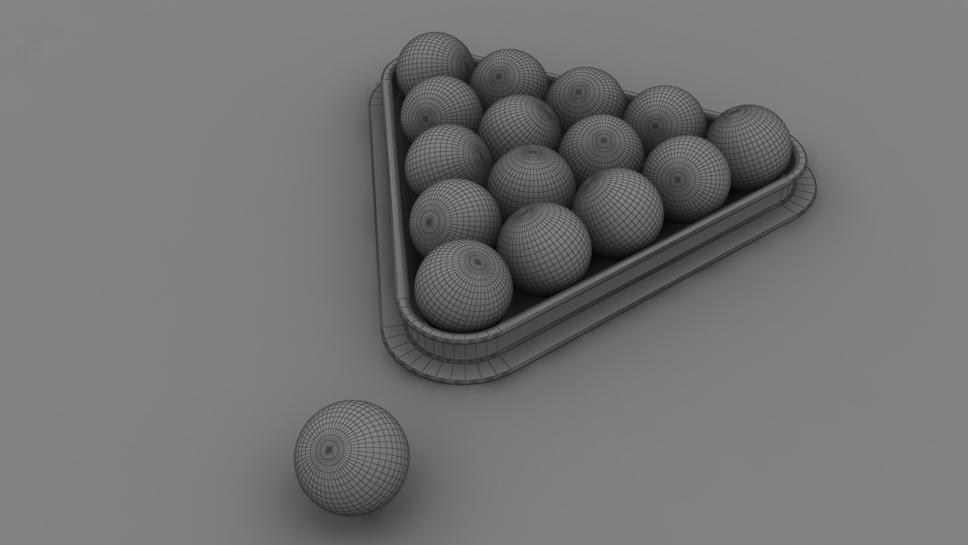 Billard Balls Triangle 3D - TurboSquid 1492723