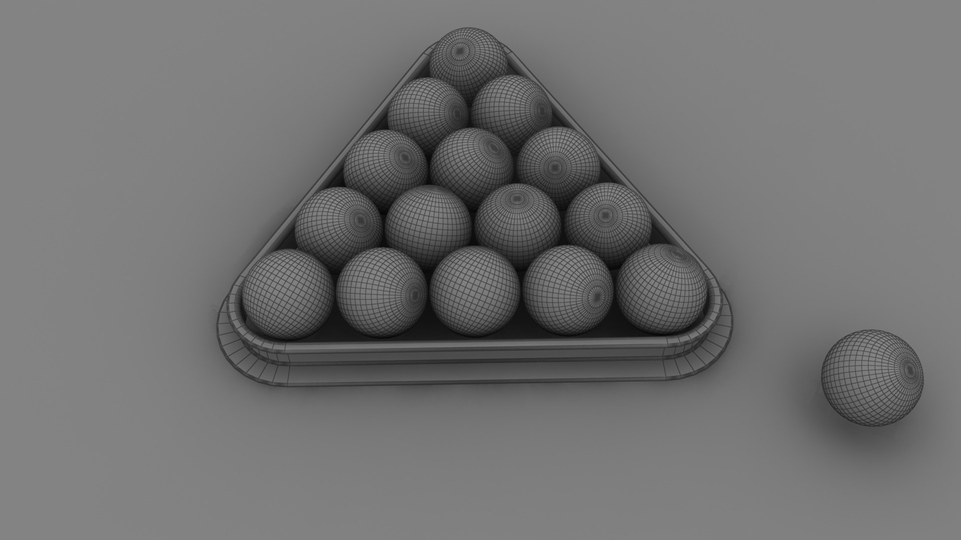 Billard Balls Triangle 3D - TurboSquid 1492723