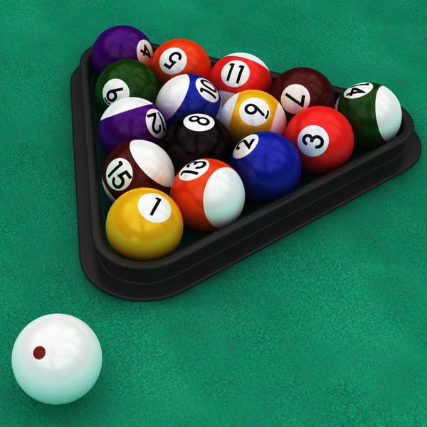 Billard elements 3D - TurboSquid 1492598