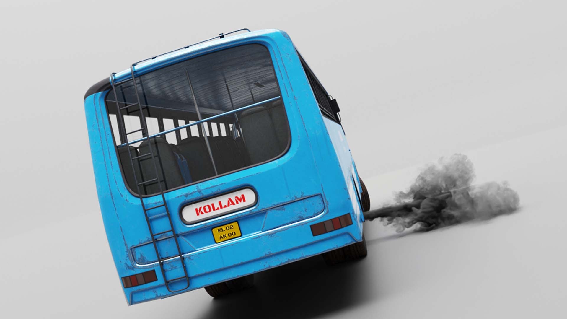 3D A Kerala City Private Bus - TurboSquid 2089850