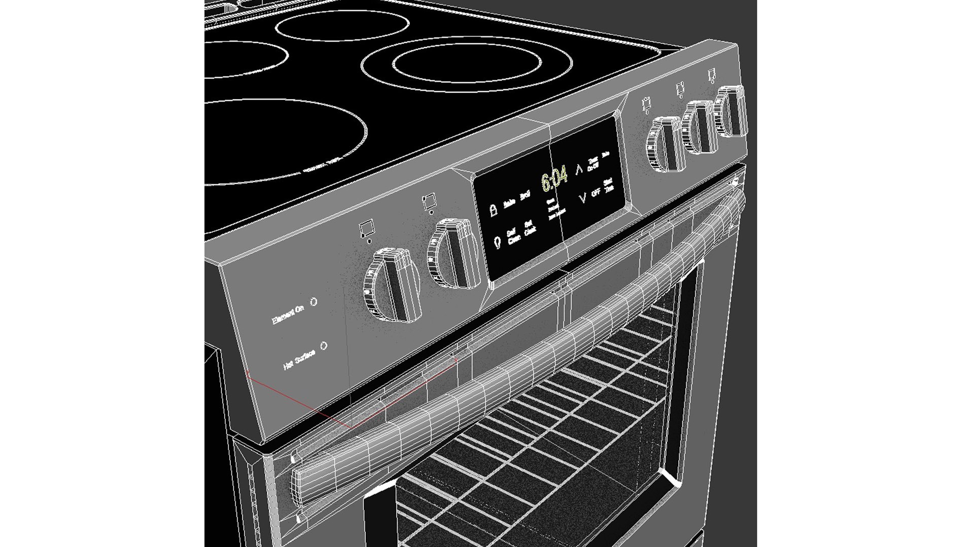 Frigidaire Front Control Freestanding Electric Range Model - TurboSquid ...