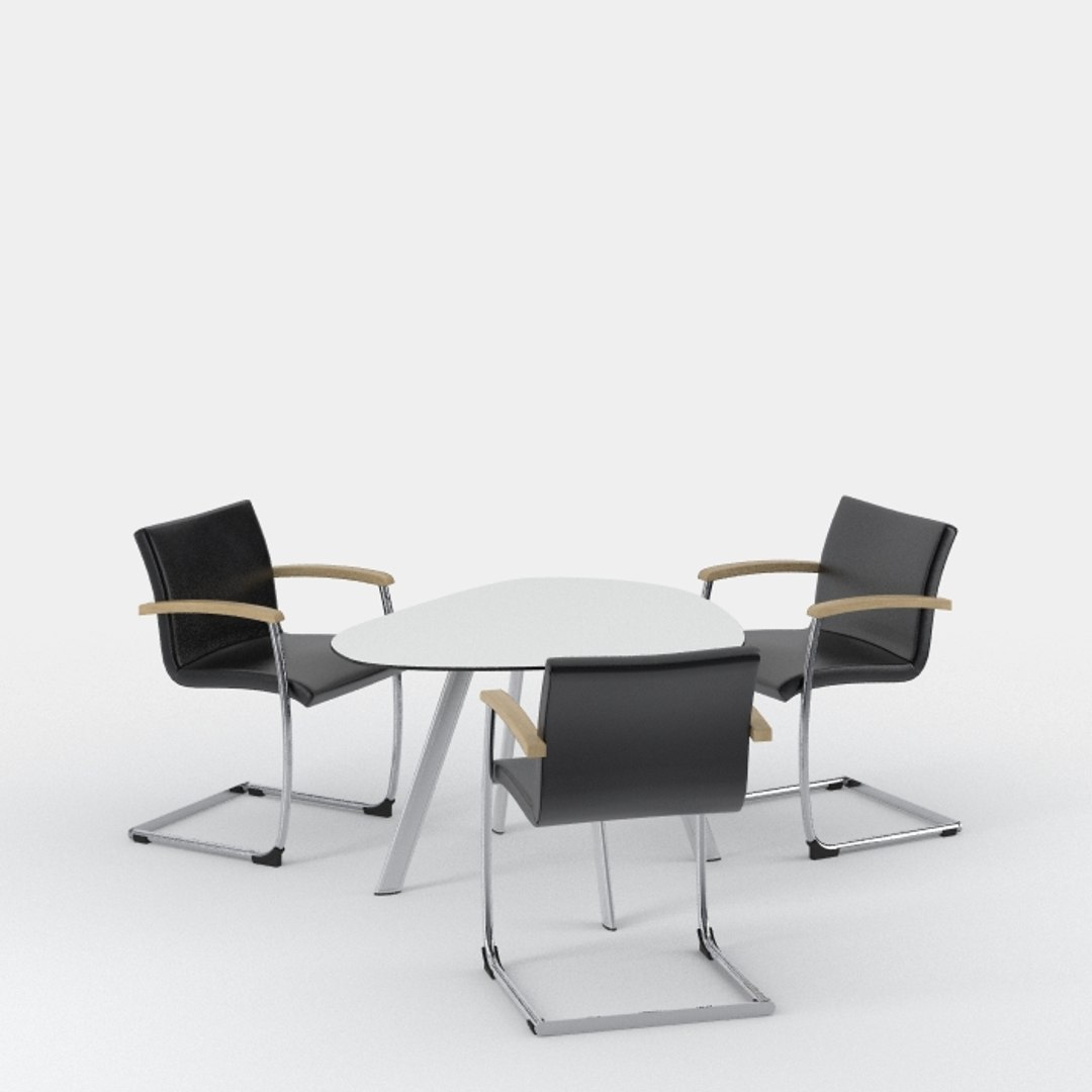 3d Table Chair Model