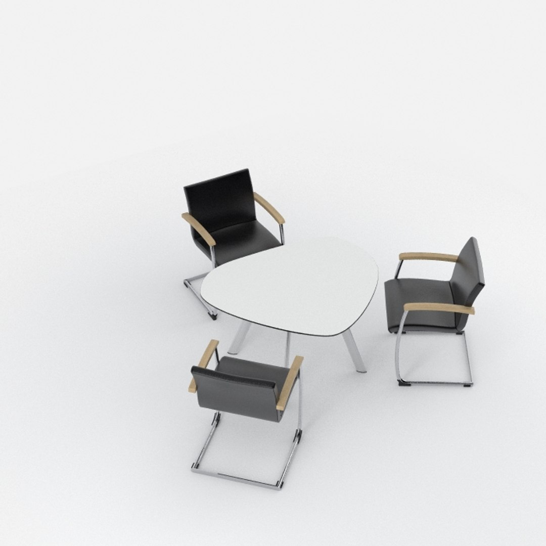 3d Table Chair Model