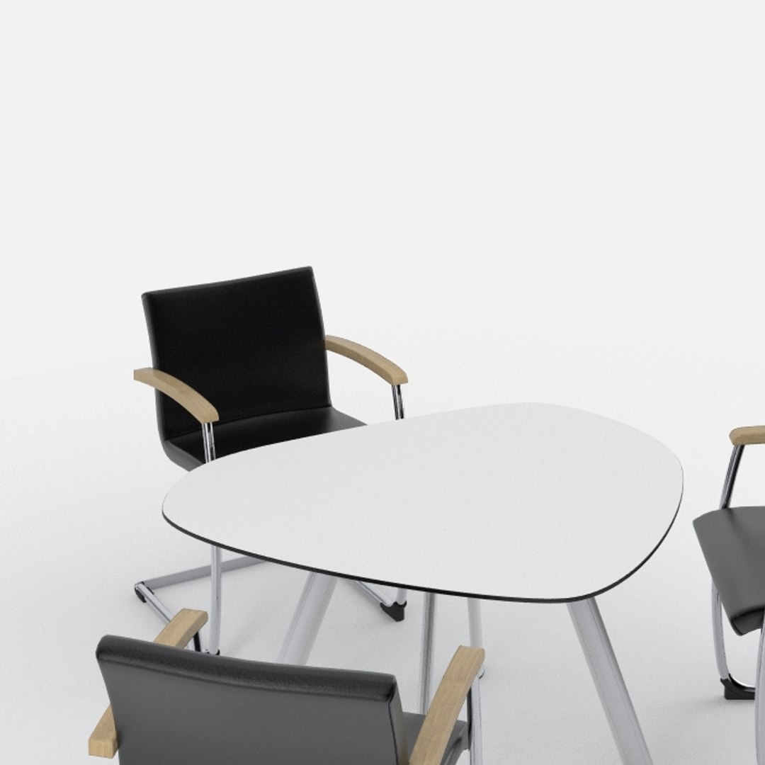 3d Table Chair Model