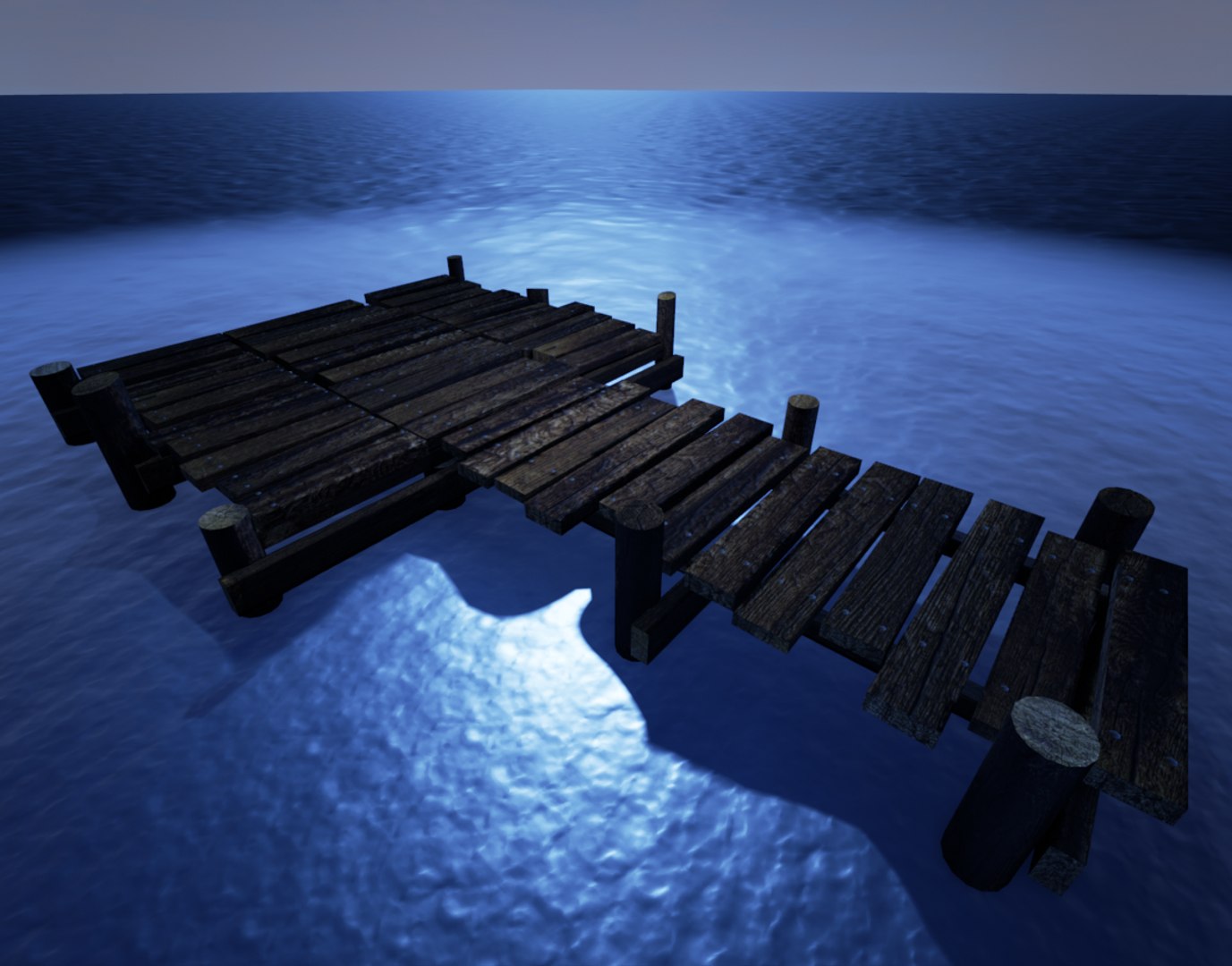 Jetty Normalmap Ready Obj