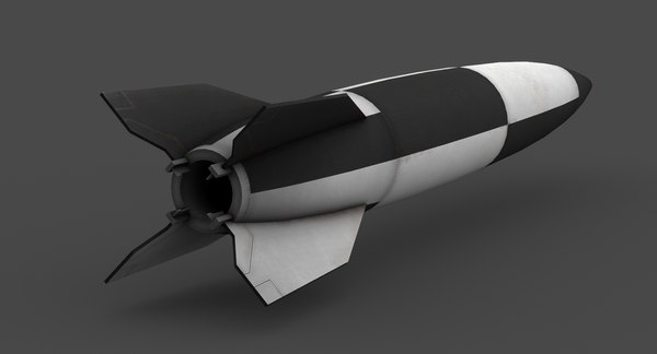 V-2 ballistic missile v2 3D model - TurboSquid 1159395